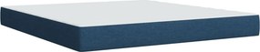 Box spring postel s matrací modrá 180x200 cm textil 3290566