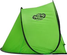 NILS Camp NC3173 zelený / Samorozkládací plážový stan / 110 x 140 x 11