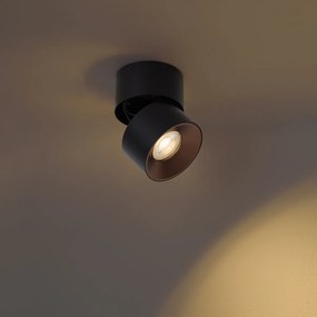 Moderní přisazené bodové svítidlo černé GU10 50mm naklápěcí - Echo
