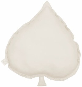 Lněný polštář lipový list přírodní 38×43 cm