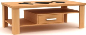 Bradop Konferenční stolek Viktor K110 se zásuvkou | Provedení: L - Olše