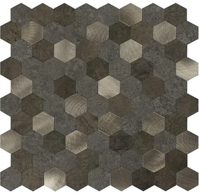 Samolepicí dekorativní panel Mood Gold Hexagon