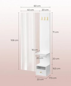 Zrcadlo s úložným prostorem LFM012W01