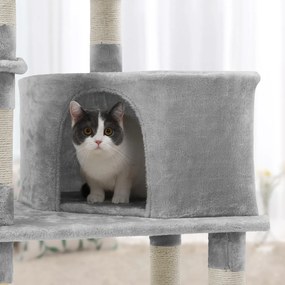 Kočičí škrabadlo Followie 138 cm šedé