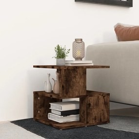 Odkládací stolek kouřový dub 40 x 40 x 40 cm kompozitní dřevo - Default Title