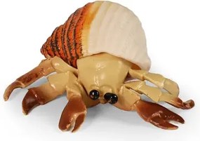 RAPPA Krab s ulitou 10 cm / Figurka zvířátka / Guma