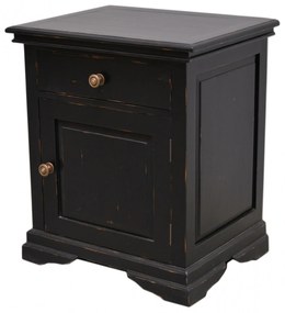 Bramble Furniture Noční stolek Homestead, černá patina