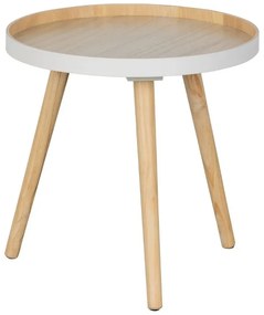 OnaDnes -20% Hoorns Bílý jasanový konferenční stolek Aisha 41 cm