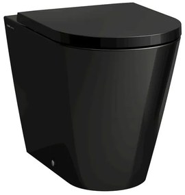 Laufen Kartell Stojící WC Rimless 56x37 cm, černá lesklá H8233370200001