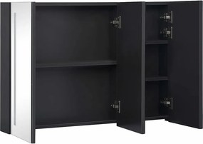 LED koupelnová skříňka se zrcadlem 89 x 14 x 62 cm 325544