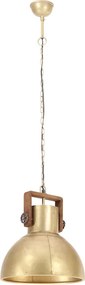 Industriální závěsné svítidlo 25 W mosazné kulaté 40 cm E27 320532