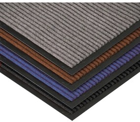 Odolná vstupní kobercová rohož s PVC, 900 x 1500 mm, šedá