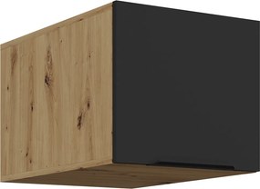 ARIA ac | horní skříňka 40 NAGU-36 1F výklopná | 40 cm | HLUBOKÁ | ANTI FINGERPRINT povrch | artisan/černá