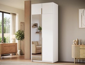 ADRK Furniture Alera II s nástavcem Skříň s otočnými dveřmi ADRK-W-ALER-100-WG
