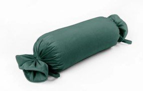 Biante Sametový polštář válec bonbon SV-036 Ledově zelený 2 15x100 cm