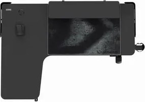 ULTRADESK WINGER černá / Herní elektrický nastavitelný stůl / 155 x 60