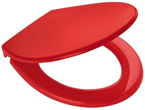 Ridder WC sedátka WC sedátko MIAMI, soft close, PP termoplast - červená - 44,3 x 37 cm 02101106