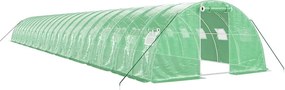 Skleník s ocelovým rámem zelený 88 m² 22 x 4 x 2 m 3188070