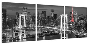 Obraz Brooklynského mostu (90x30 cm)