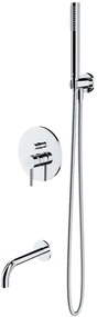 OMNIRES Y - Vanová baterie pod omítku, 3-otvorová instalace, s tělesem, s příslušenstvím, chrom SYSYW01CR