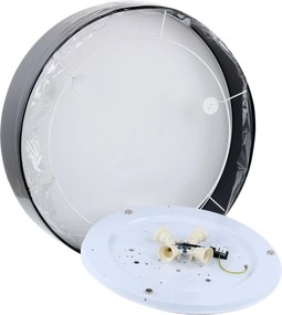 TK Lighting Černé stropní svítidlo Rondo 600mm pro žárovku 4x E27 TK1587