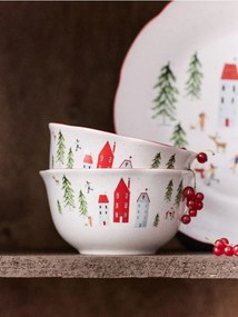 Sinsay - Keramické misky s vánočním motivem 2 pack - vícebarevná