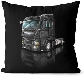 Polštářek Kamion – výběr barvy (Velikost: 40 x 40 cm, Barva kamionu: Černá)