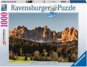 Ravensburger Puzzle Barevný Wilder Kaiser, Rakousko / 1000 dílků / od