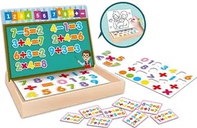 MADE Magnetické puzzle Číslice / 36 dílků / dřevěný box / od 3 let