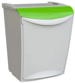 Denox Ekosystem odpadkový koš na tříděný odpad 25 l, zelený - sklo