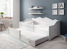 Dvojitá postel s matracemi EMKA II Gray 160x80