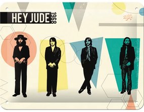 Postershop Plechová cedule: The Beatles (Hey Jude) - 15x20 cm