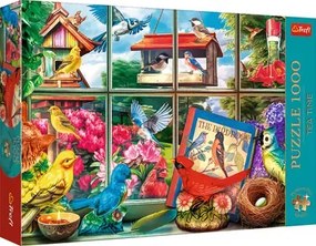 Trefl - Puzzle - Premium Plus Tea Time: Svět ptáků / 1000 dílků / 68.3