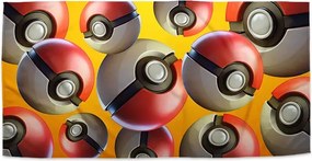 Sablio Ručník Pokemon ball Pattern - 50x100 cm