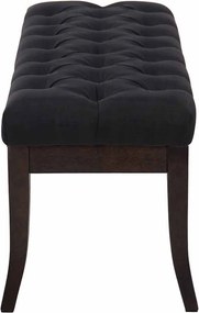 Lavice Ramses látka antik-dunkel 100 cm – černá