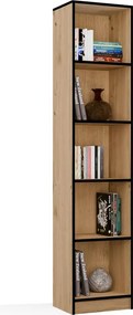 Knihovna R40 40 cm dub Artisan/černá