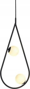 Droplet 2 Black – moderní závěsná lampa