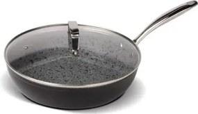 Lamart Granit Pánev s poklicí 28 cm šedá / hliník