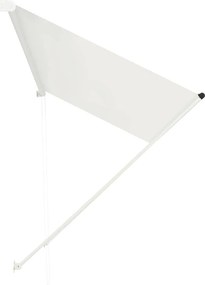 Zatahovací markýza krémová 300 x 150 cm 143767
