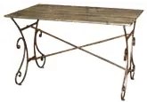 Romantický stůl Nostalgia, dřevo, kov, 121*71*81*75 cm