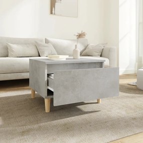 Odkládací stolek betonově šedý 50 x 46 x 35 cm kompozitní dřevo - Default Title