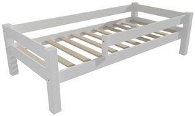 Vomaks Dětská postel 8X8 01C se zábranou Rozměr: 70 x 160 cm, Barva: barva bílá