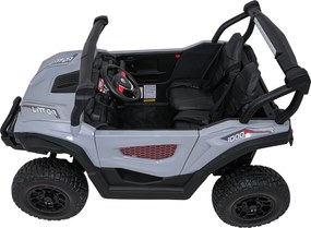 Ramiz Elektrická bugina Gravity pro děti šedá + pohon 4x4 + dálkové ovládání