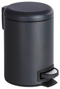 Černý odpadkový koš Wenko Leman, 3 l