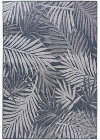 Kusový koberec Palmové listy modrý 160x229cm