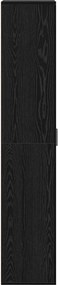 Highboard 60 x 35 x 180 cm Kompozitní dřevo Černý dub 3365569