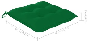 vidaXL Marketos Skládací zahradní židle s poduškami 2 ks bambus