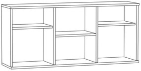 Casarredo Pracovní stůl GRAYSON dub endgrain