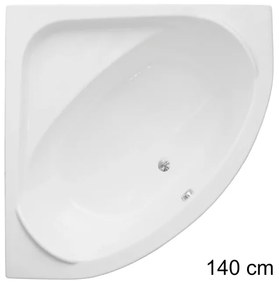 Polimat Standard 140x140 akrylátová vana