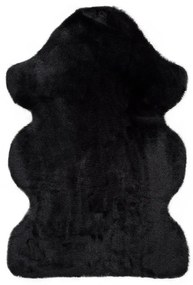 Černý koberec Universal Fox Liso, 60 x 90 cm